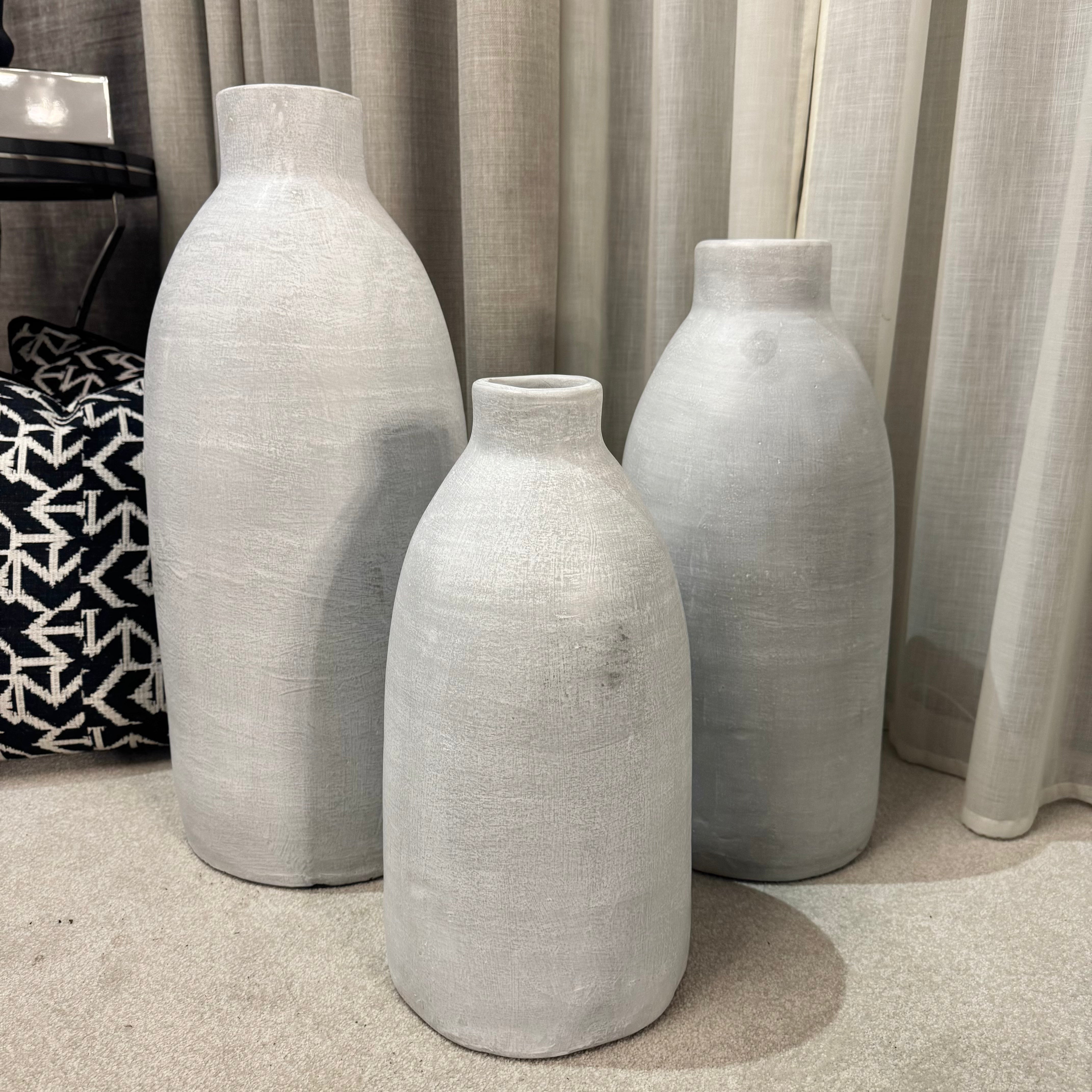 Grey-wash Vase (3 Sizes) – Tides Home