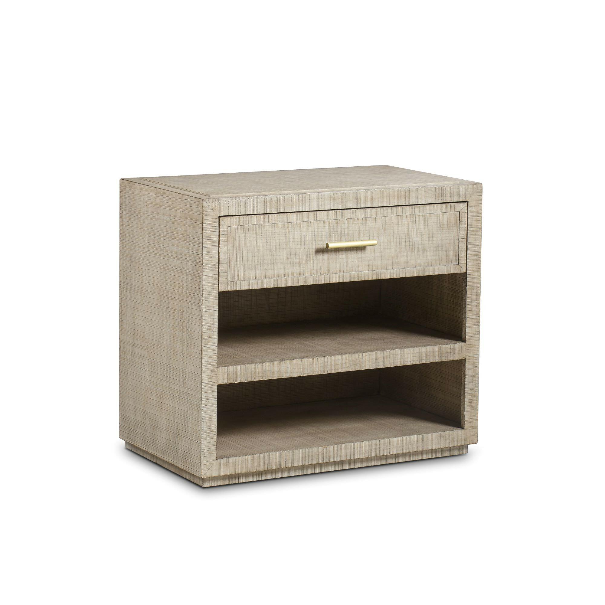 Andrew Martin Raffles 1 Drawer Nightstand Natural – Tides Home