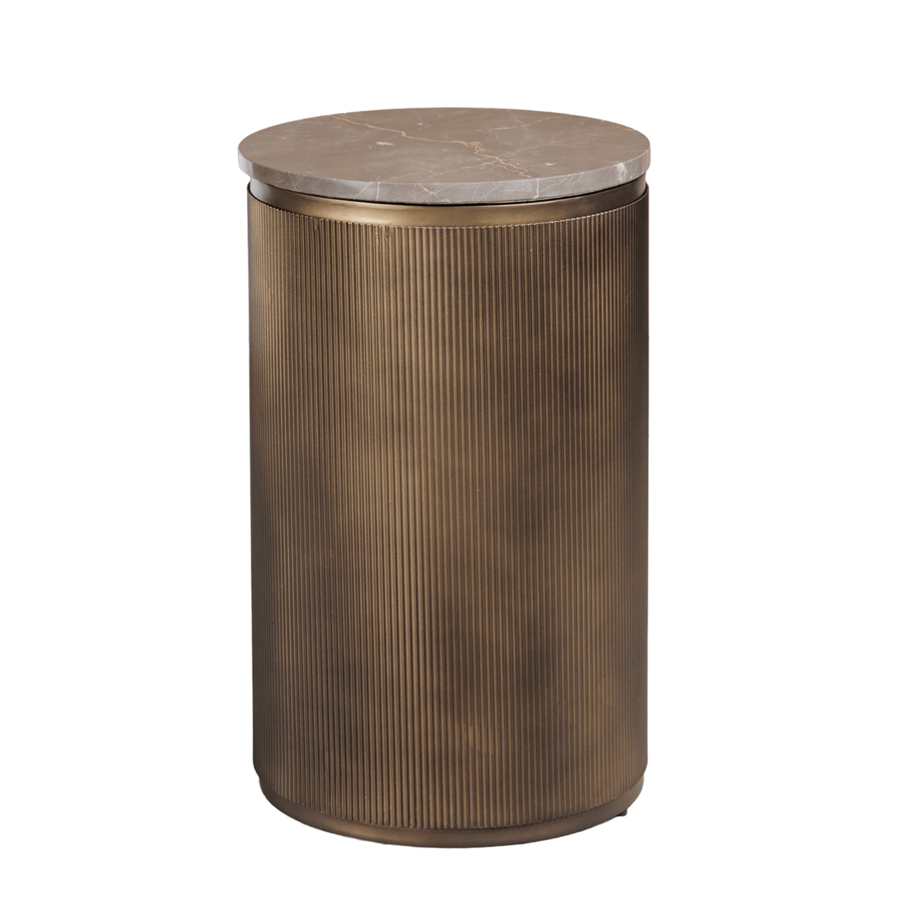 BELVEDERE ROYAL GOLD SET OF 2 NESTING SIDE TABLES – Tides Home