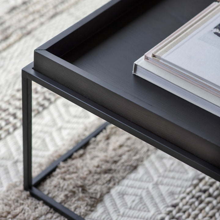 Forden black coffee table store